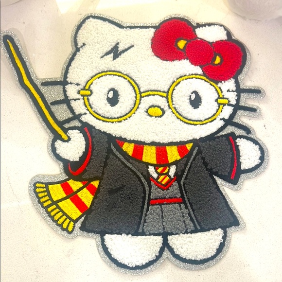 Accessories | Hello Kitty Wizard Patch Harry Potter Iron On Design ...
